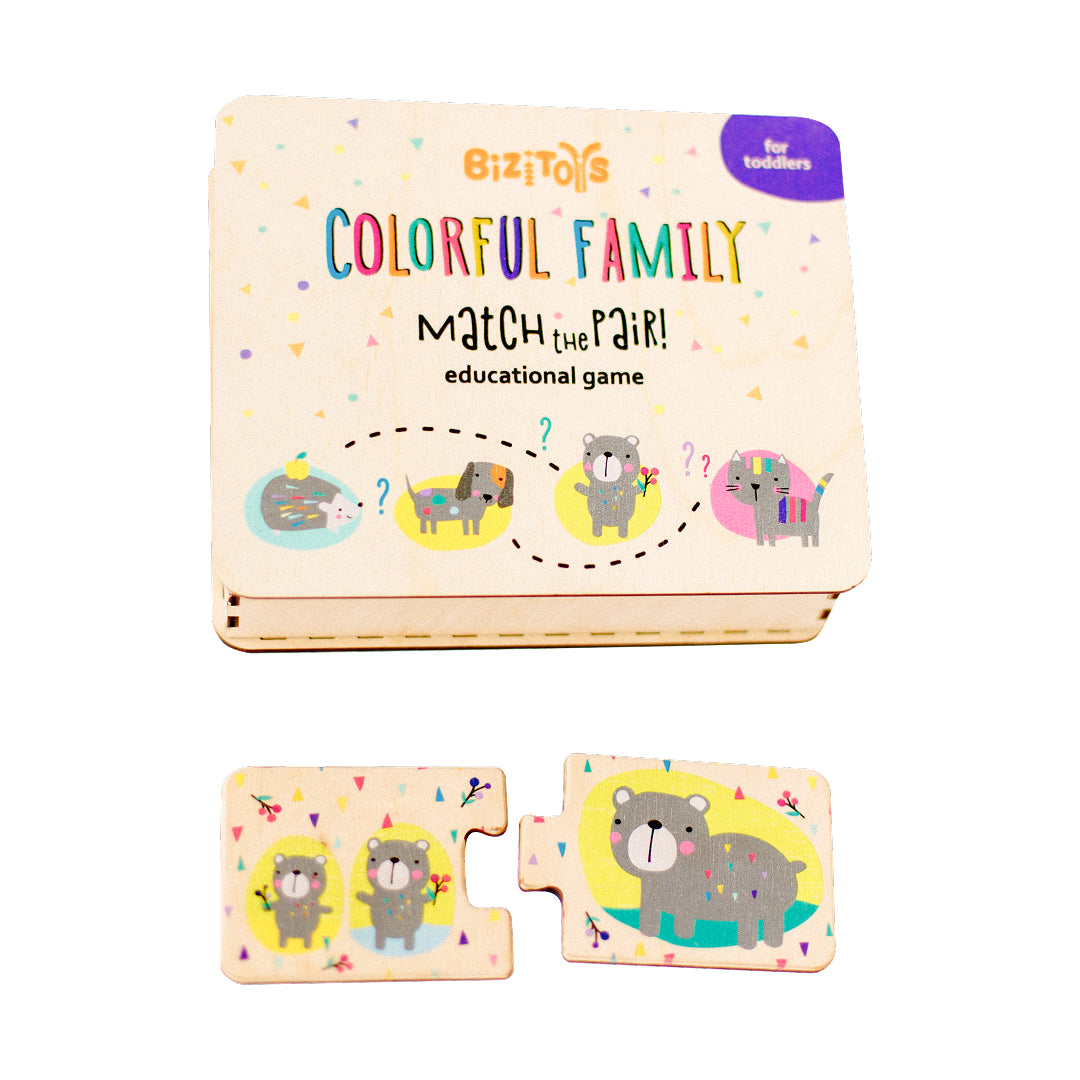 Montessori Puzzle - Match Animals | BiziToys